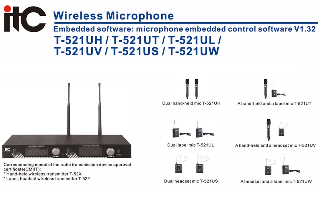 iTC T-521UH Wireless Microphone