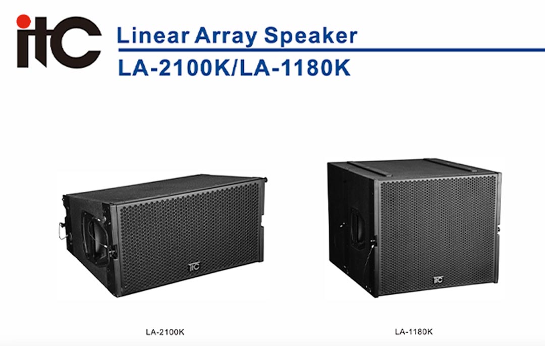 iTC LA-2100K/LA-1180K Linear Array Speaker